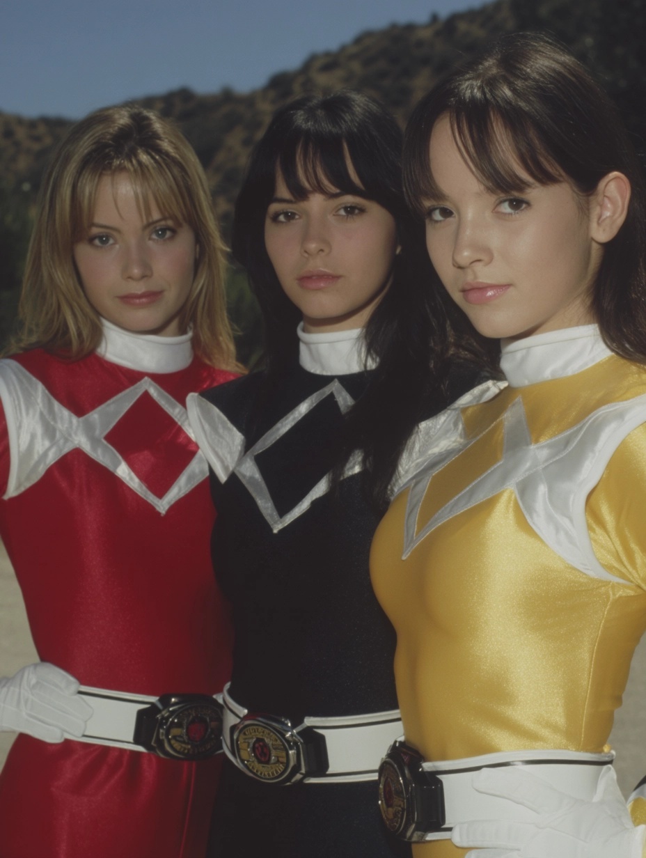 Power Ranger Girls: Dynamic Full Body Pose • PromptDen