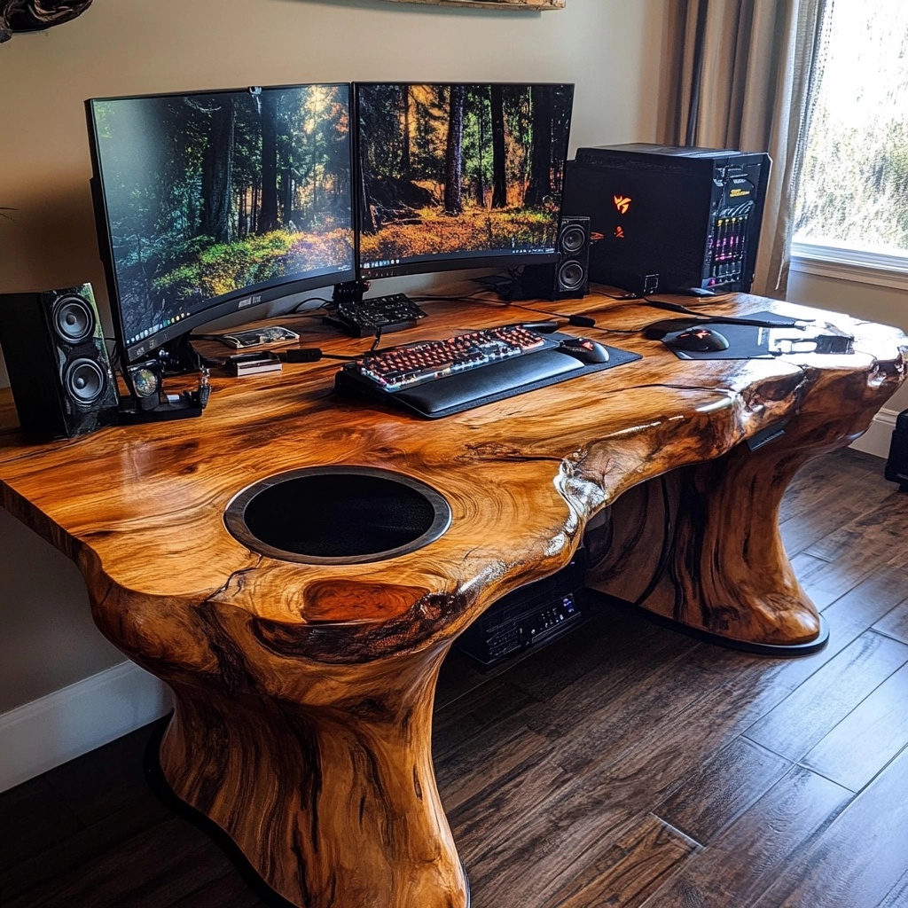 Ultimate Woody Gaming Setup For Top Performance • PromptDen