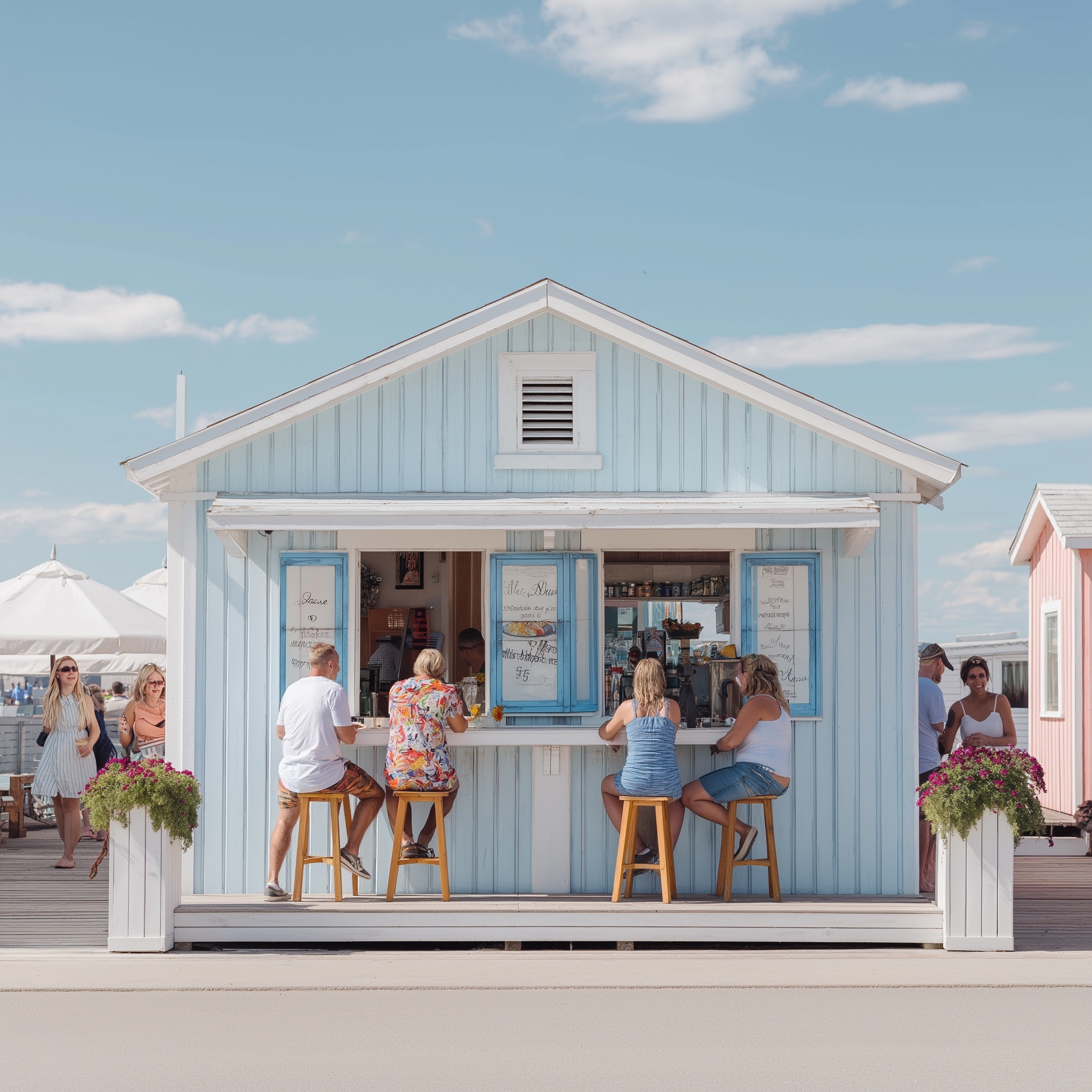 Beachside Vodka & Tonic Bliss At Niagara Falls • PromptDen