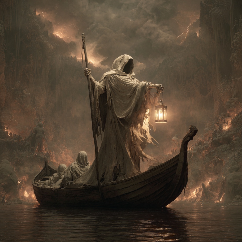 Charon: The Ferryman Of Souls In Dark Fantasy • PromptDen
