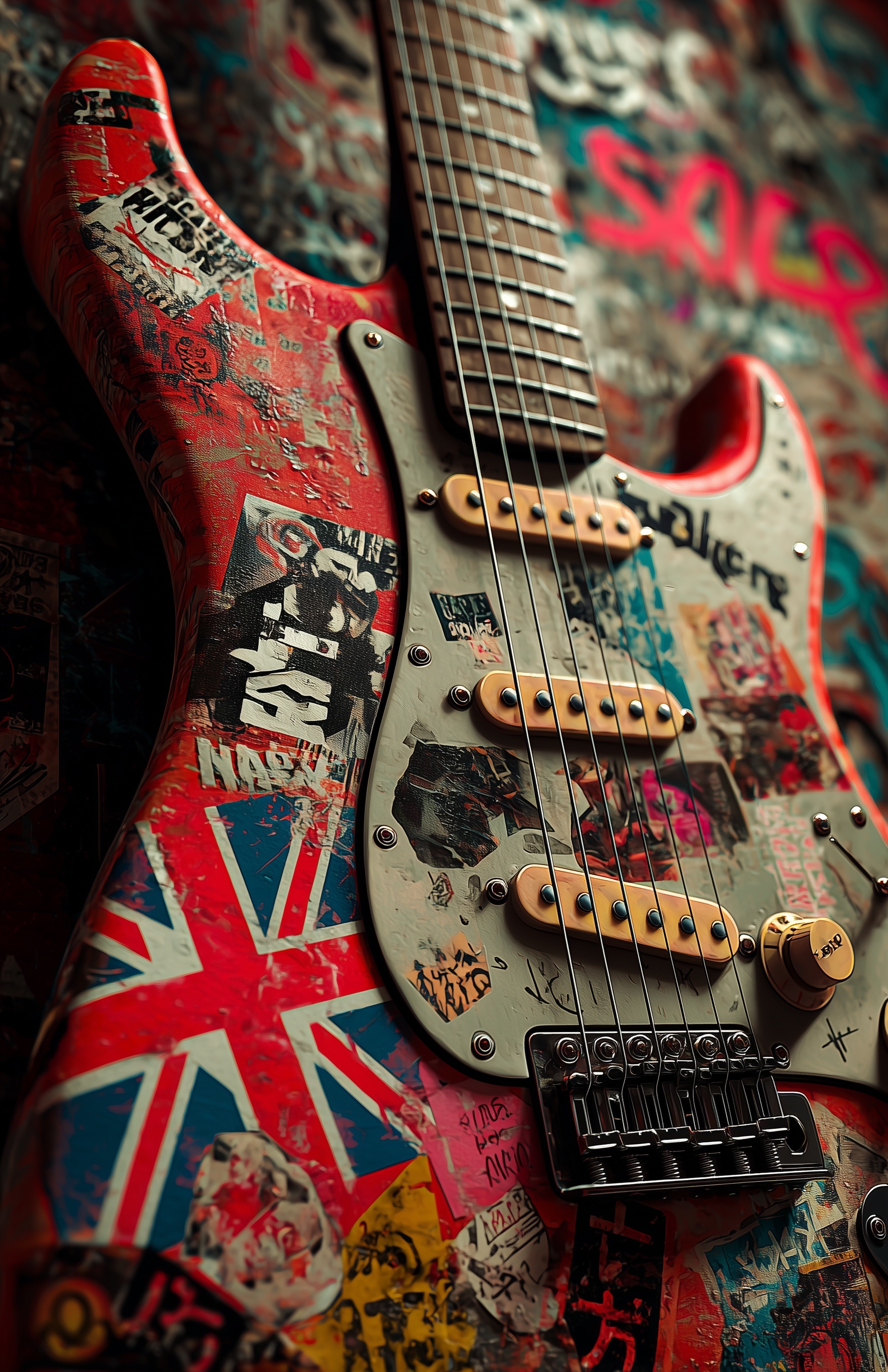 Punk Rock Revolution: Gritty Brit Bands Unite! • PromptDen