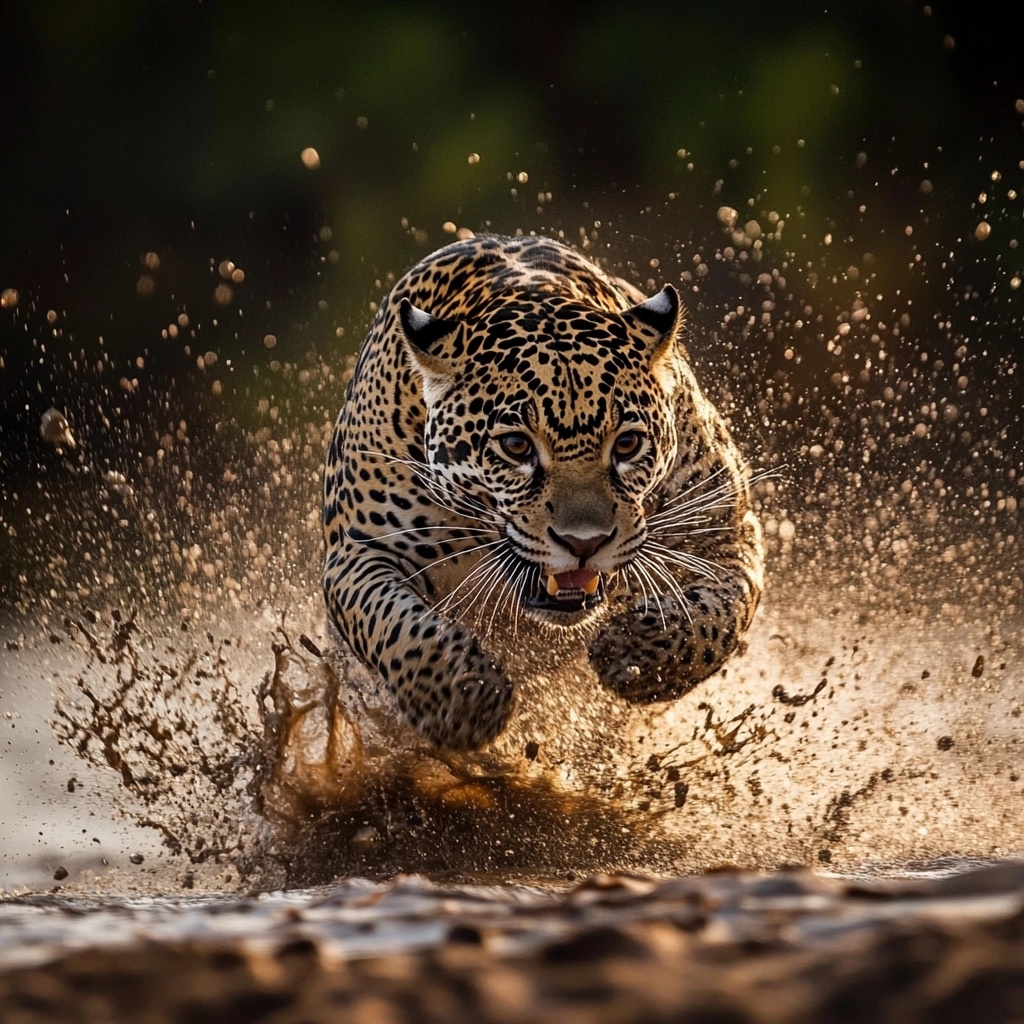 Explore Majestic Jaguars: Stunning National Geographic Shots • PromptDen