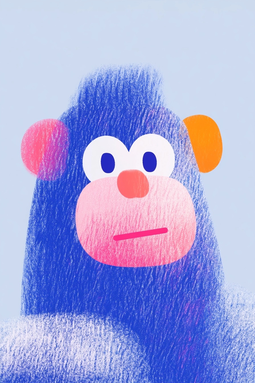 Dense 3d Monkey Texture For Unique Designs • PromptDen