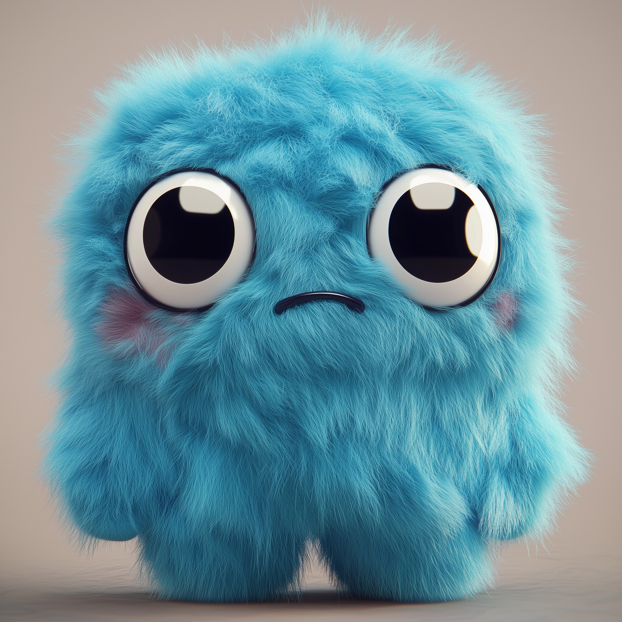 Fluffy Orange Avatar: Big Eyes, Bold Style! • PromptDen
