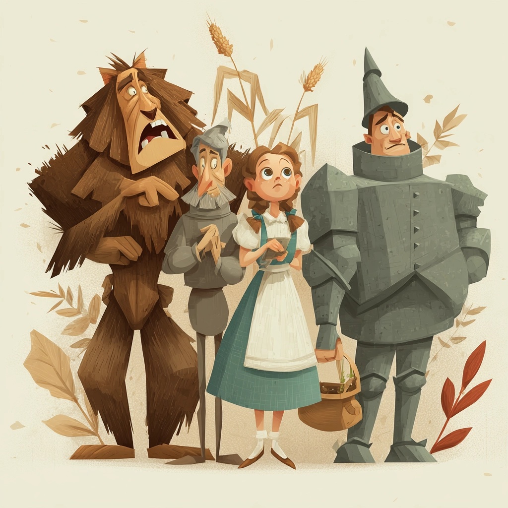 Discover The Magic: Wizard Of Oz Cartoon Adventure • PromptDen