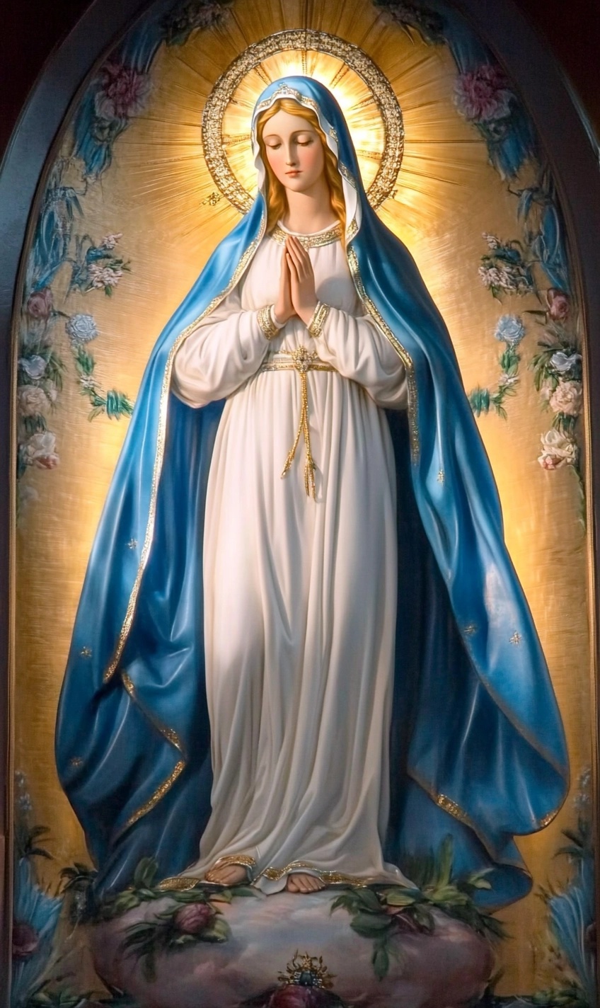 Captivating Catholic Image Of Holy Mary • PromptDen