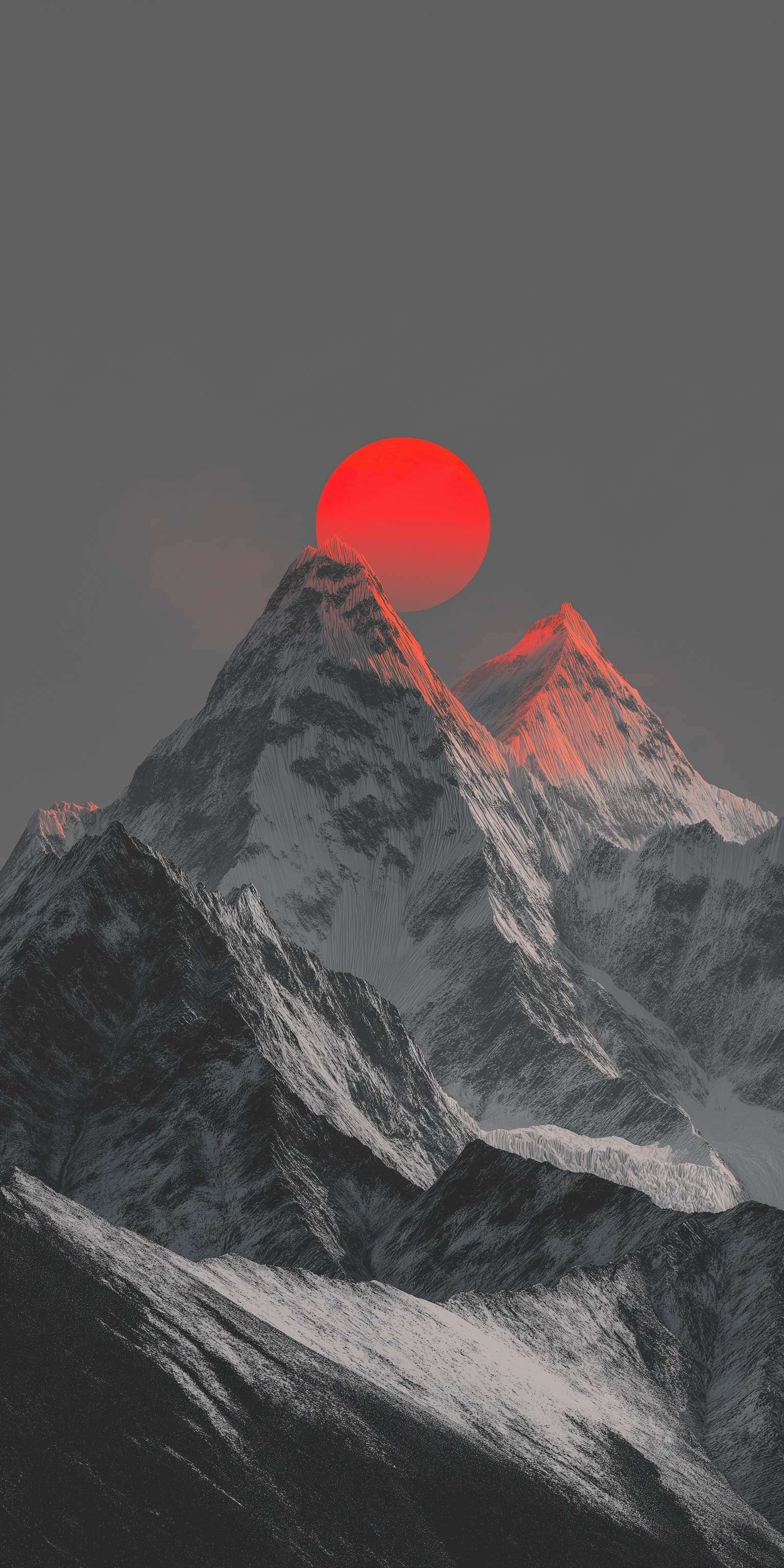 Stunning Mountain Landscape - Premium Wallpaper Art • PromptDen