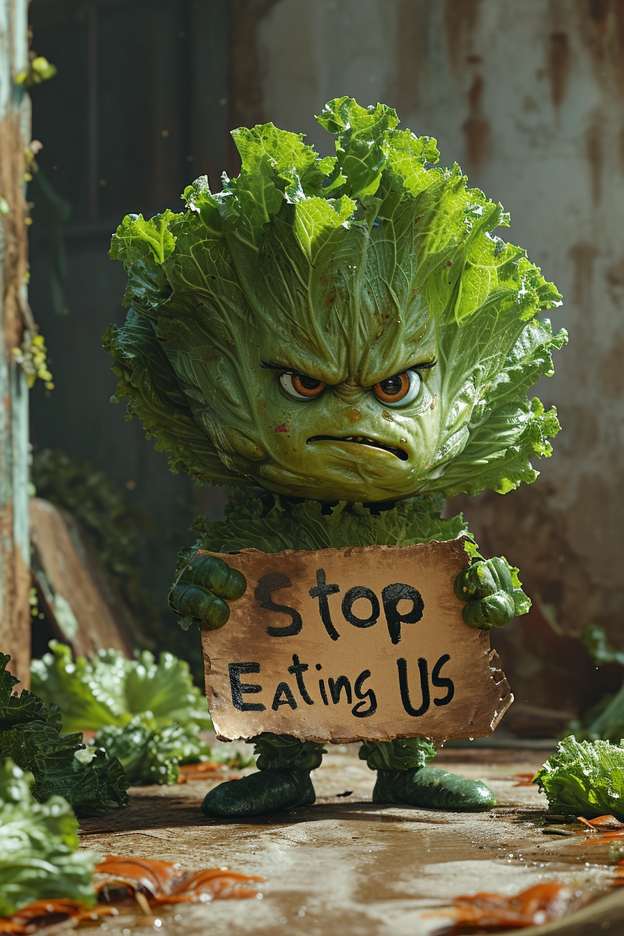 Save The Greens: Stop Eating Us – Pixar Style • PromptDen