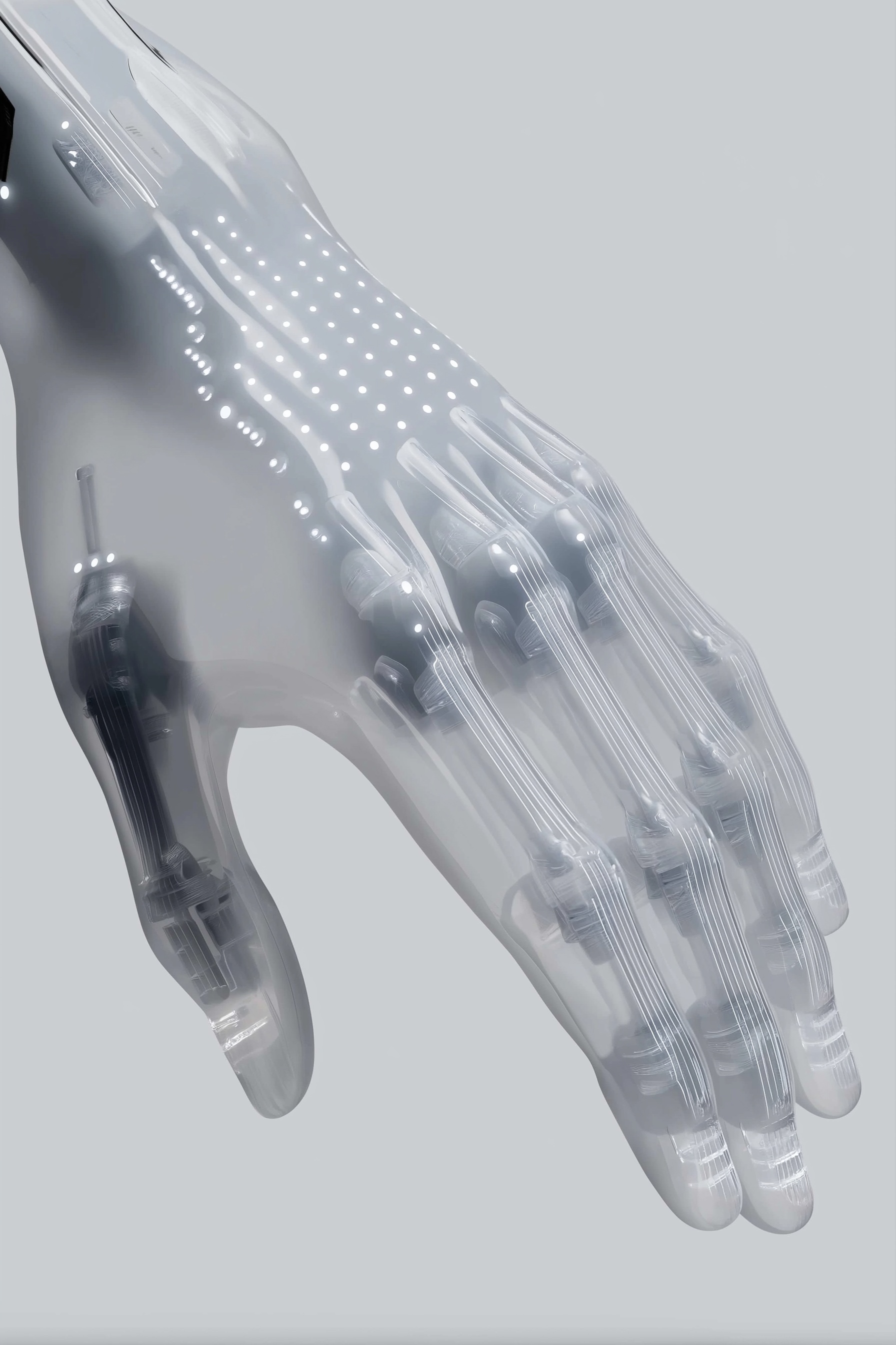 Translucent Silicone: Artistic Hand Textures • PromptDen