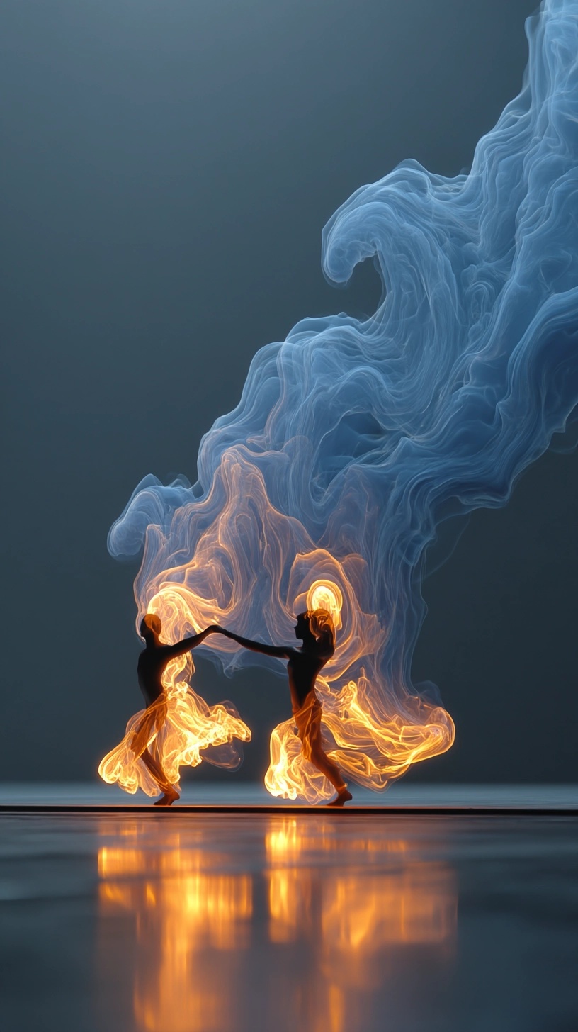Smoke Dancers: Captivating Salsa Fusion • PromptDen