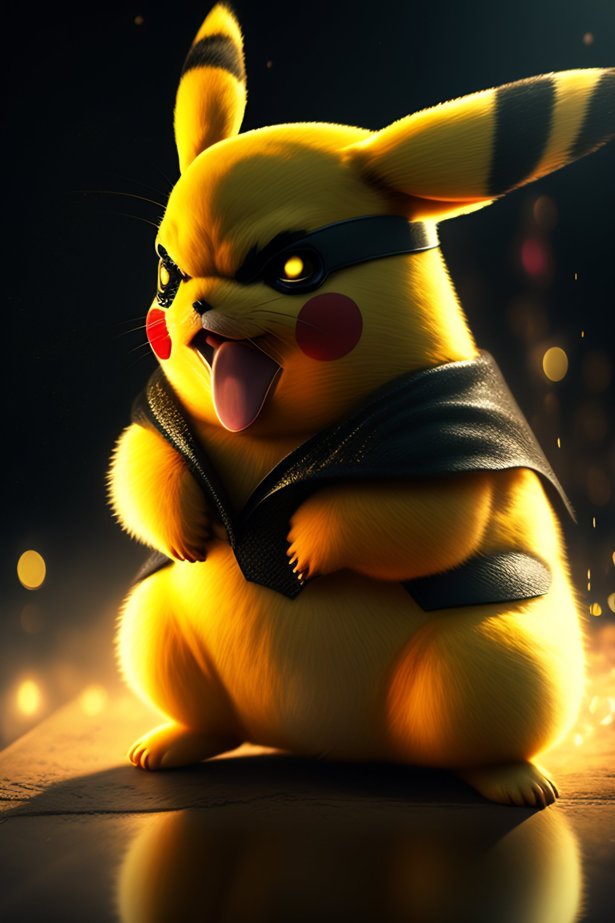 Pikachu Vs. Batman: Epic Battle! • PromptDen