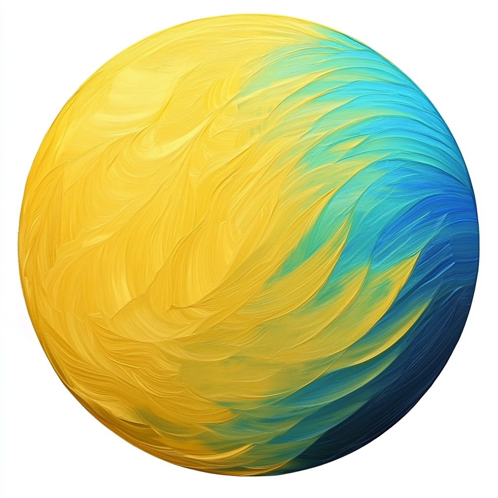 Abstract Yellow Round Shapes For Unique Designs • PromptDen