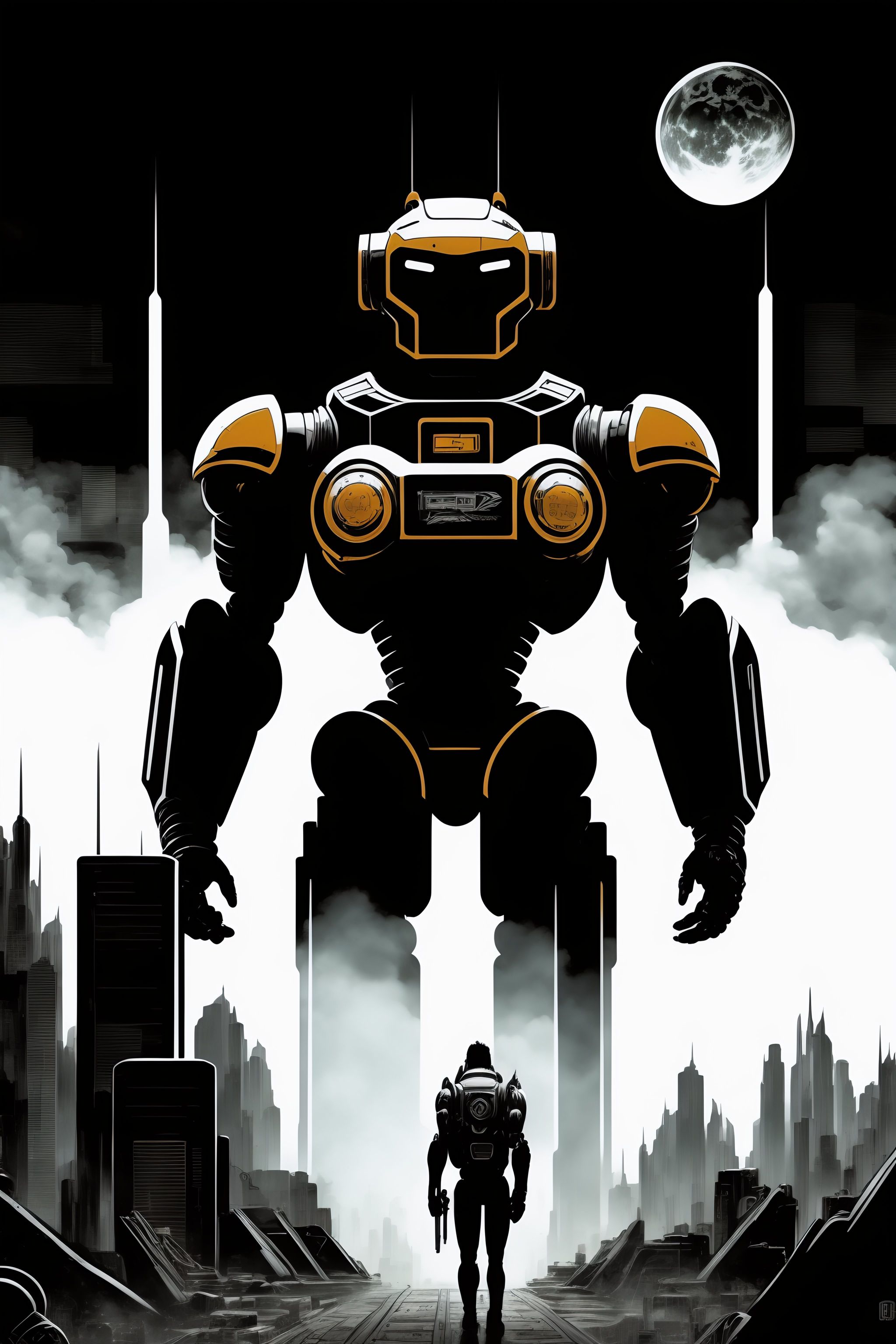 Robots Rise: Epic Comic Art • PromptDen