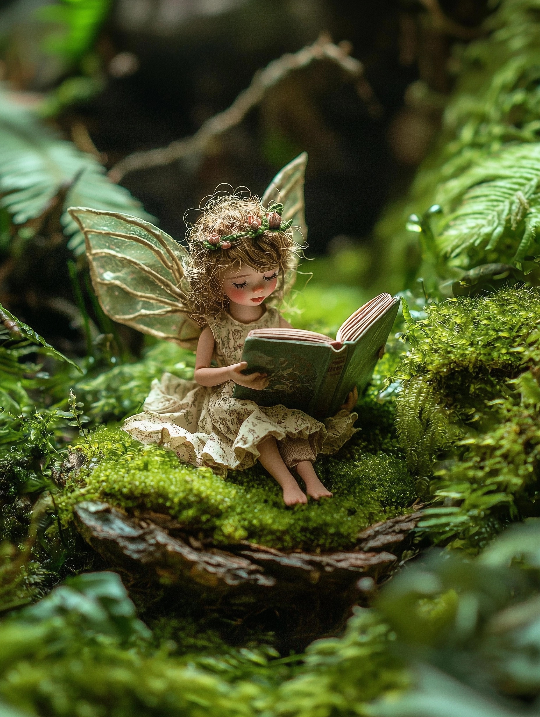 Discover Enchantment: Fairy Tales In A Mossy Forest • PromptDen