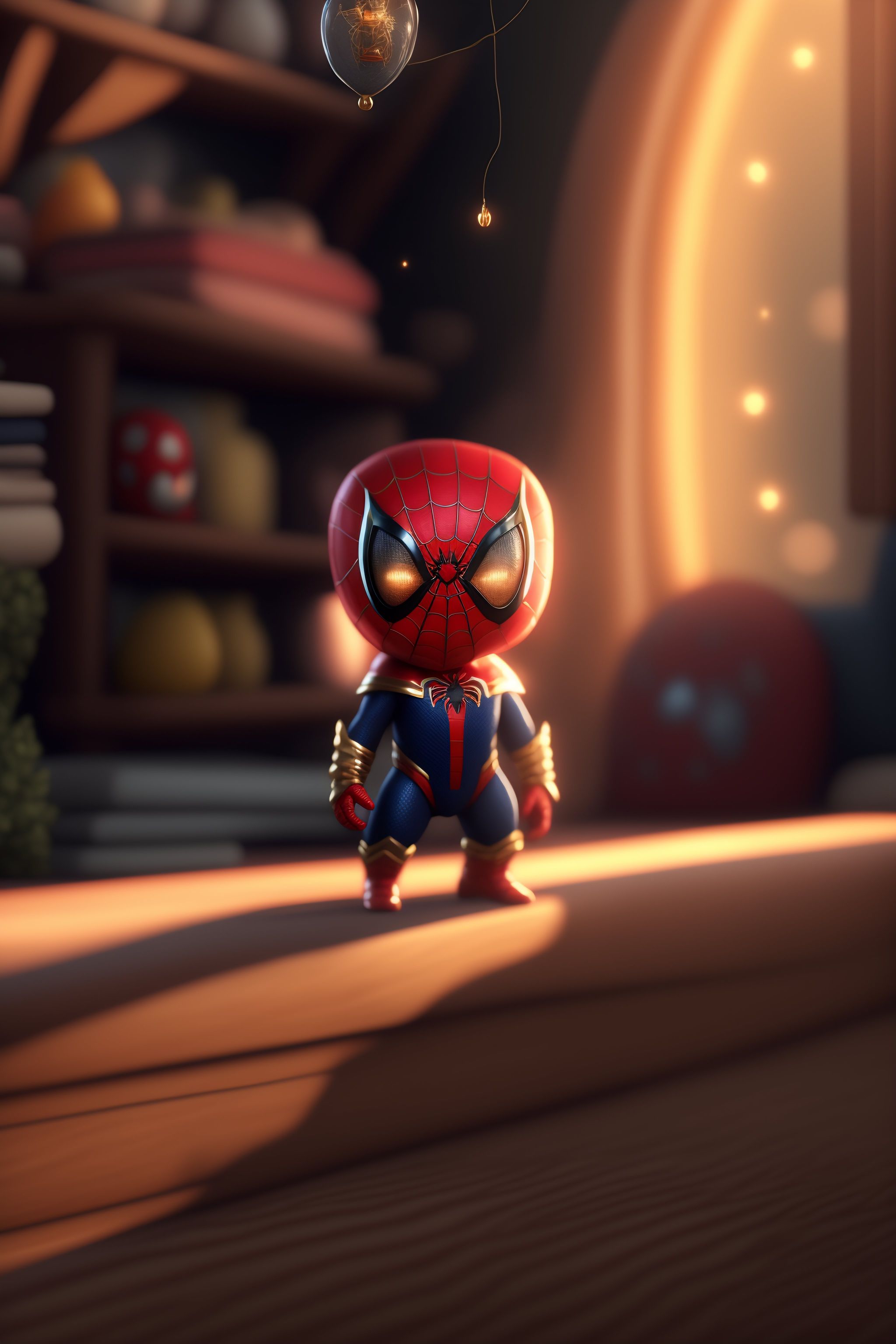 Small Spiderman: Unreal Engine Artstation Digitals • PromptDen