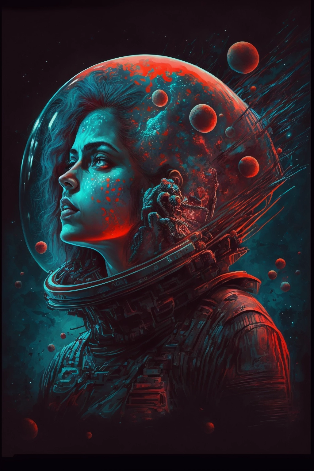 Galactic Brain: Master Of The Cosmos • PromptDen