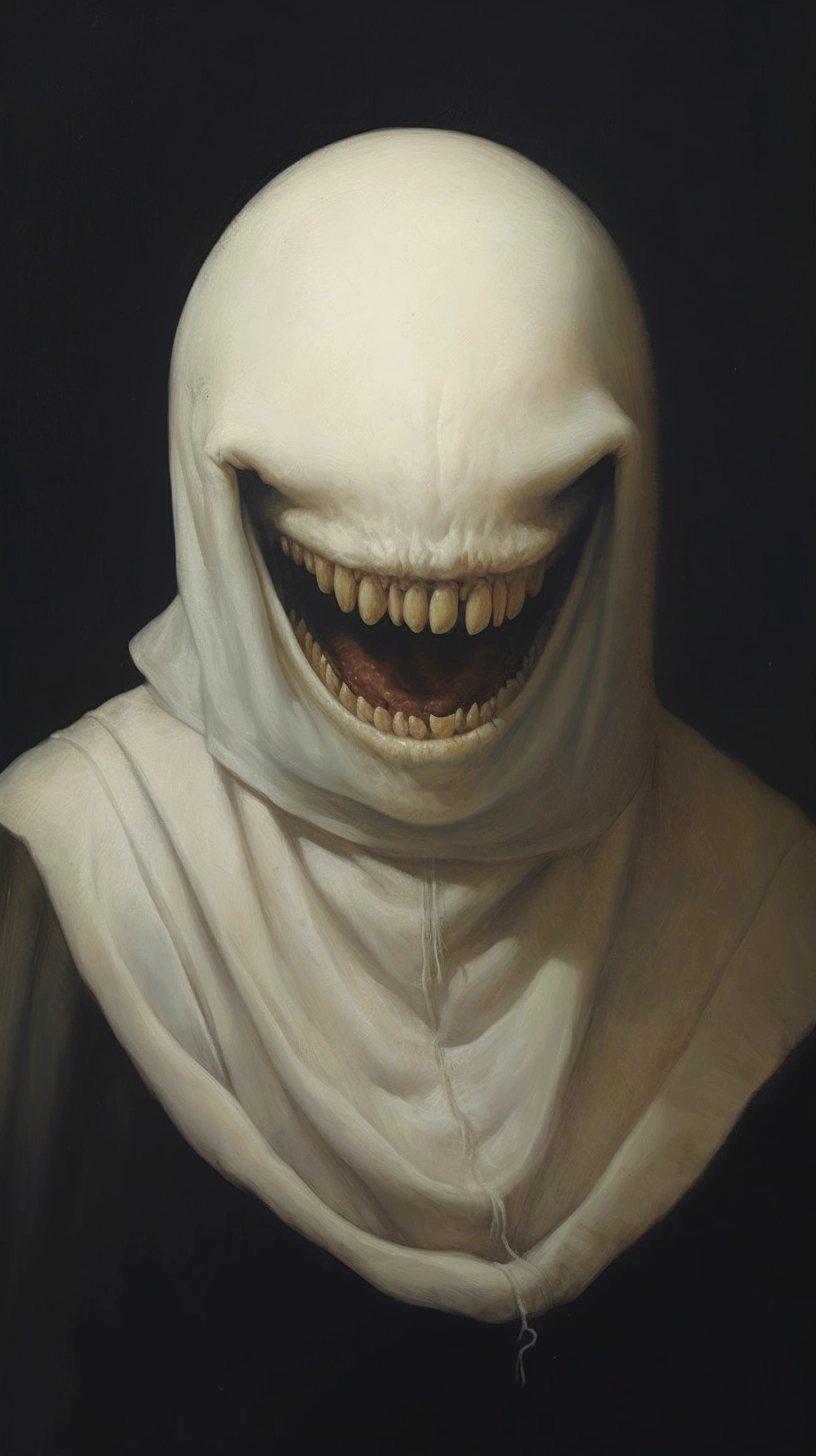 Unnerving White Smile: Creepy Or Natural? • PromptDen