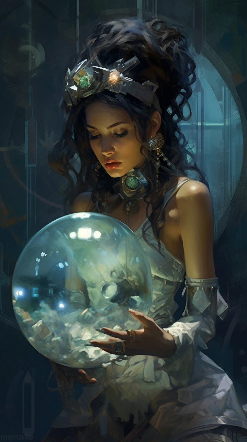 Cyber Gypsy Seeress: Unveiling The Future • PromptDen