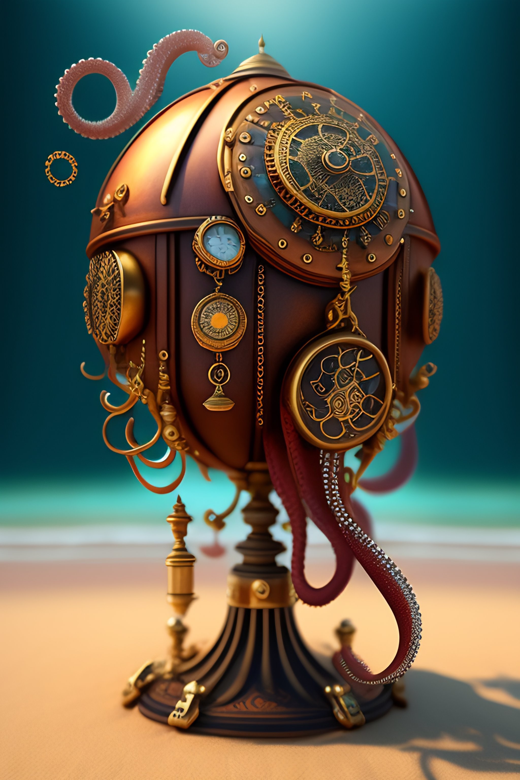 Steampunk Octopus Machine • PromptDen