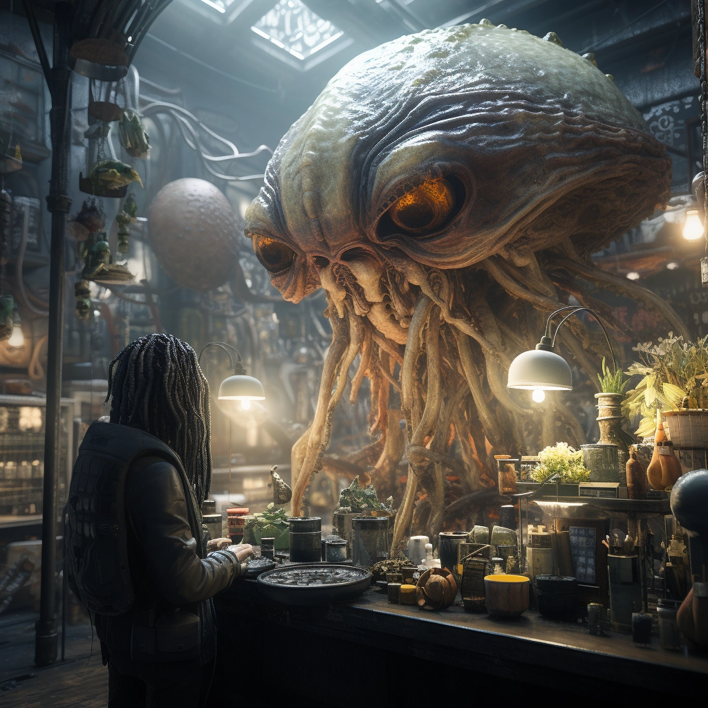 Discover Enigmatic Alien Relics - Unearth Striking Synthetics • PromptDen Discover Enigmatic Alien Relics - Unearth Striking Synthetics • PromptDen